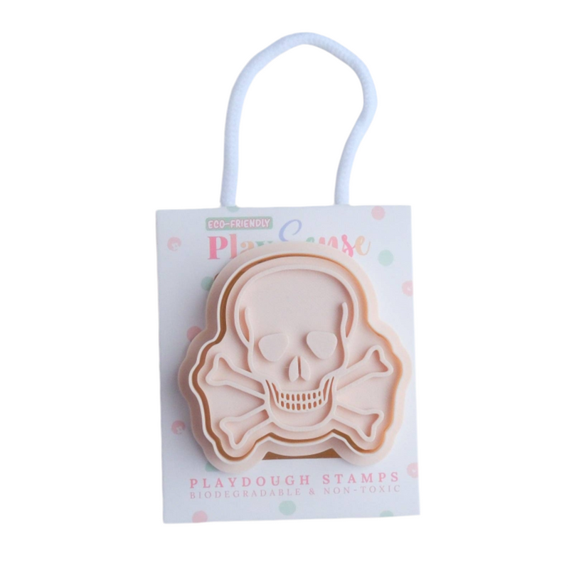 Eco Playdough Stamp | Pirate Skull & Bones – Send A Toy